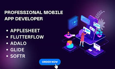 Develop Mobile Apps Using Appsheet Flutterflow Adalo Glide Airtable Softr By Danieloyetdigi