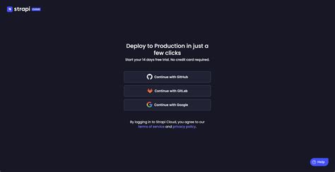 With Cloud Dashboard Strapi 5 Documentation
