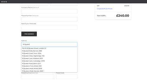 Bigcommerce Address Validation Integration