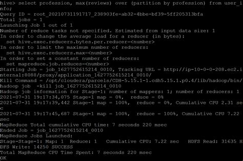 How To Implement Over Clause With Min And Max In Hive