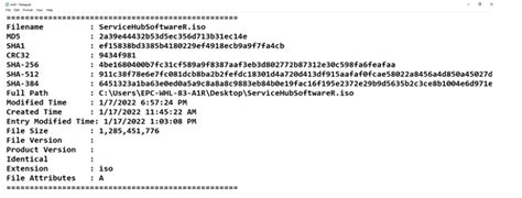 how to make md5 file for image checking by using hashmyffile tool