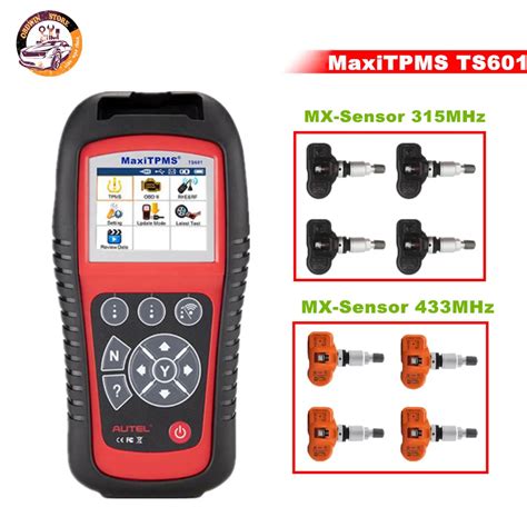 Original AUTEL MaxiTPMS TS TPMS Diagnostic Service Tool With Pcs Autel MX Sensor MHZ
