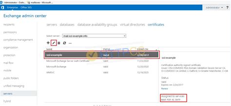TUTO Comment Installer Un Certificat SSL Sur Microsoft Exchange