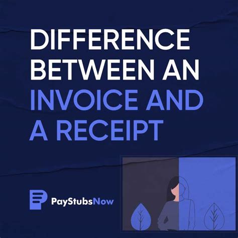 Difference Between An Invoice And A Receipt