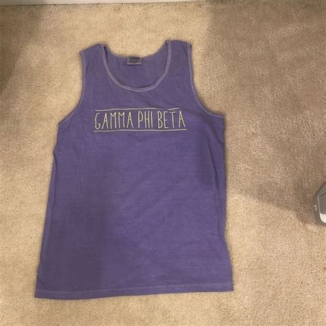 Tops Gamma Phi Beta Sorority Tank Uva Poshmark