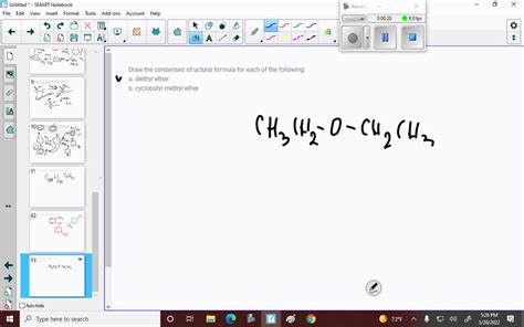 Solved Write The Structural Formulae Of The Following A Methyl Ethyl