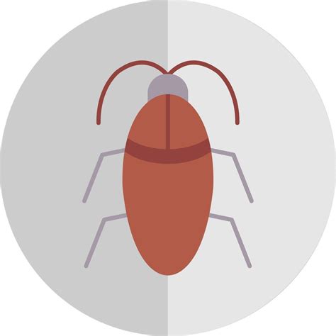 Cockroach Flat Scale Icon 42938320 Vector Art At Vecteezy