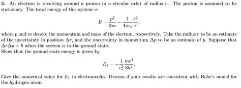 answered 3 an electron is revolving around a… bartleby