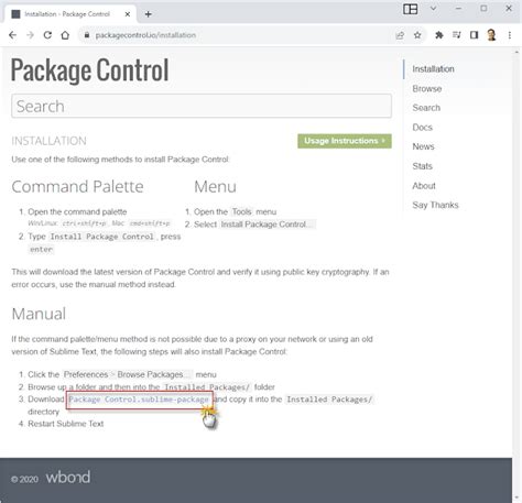 Instalar Package Control En Sublime Text