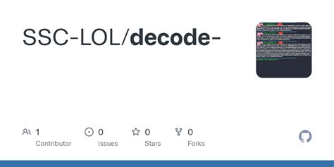 Decode Dcdpy At Main · Ssc Loldecode · Github