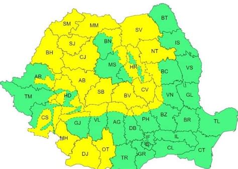 Refleqtmedia Cod Galben De Vant Ninsori Si Viscol La Munte