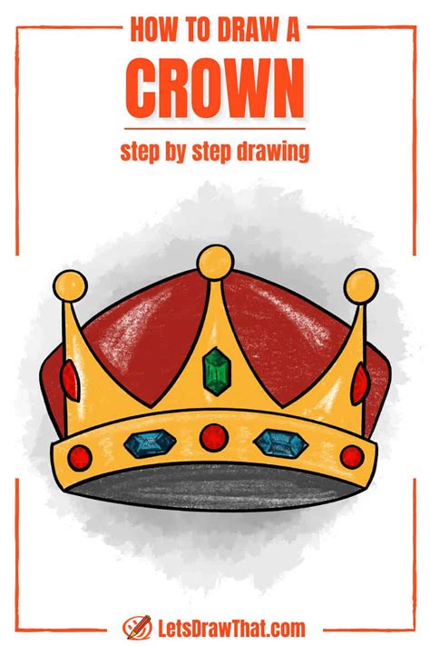 How To Draw A Queen Crown Step By Step