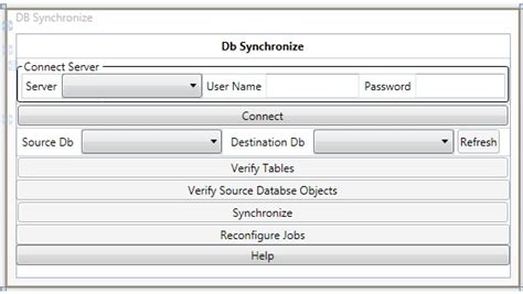 Synchronize Sql Server Database Objects