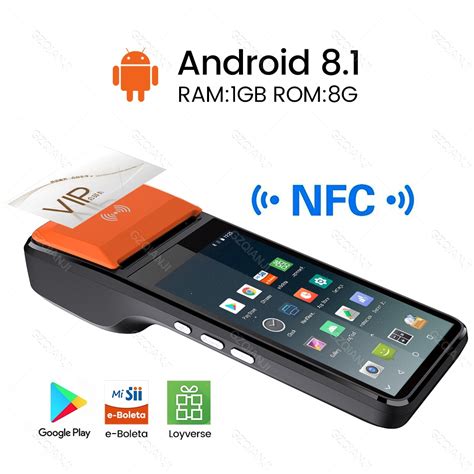 Android Receipt Printer Thermal Handheld POS PDA Terminal G WiFi Bluetooth NFC Loyverse SRS