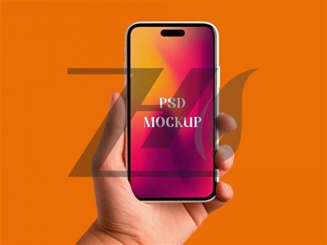 دانلود فایل لایه باز موکاپ صفحه نمایش گوشی آیفون ۱۴ دانلود رایگان