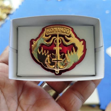 Kopassus Command Wing Brevet Mica Acrylic Base Shopee Malaysia