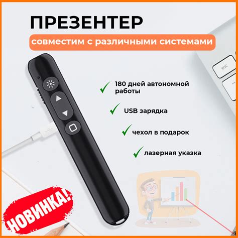 Переключатель слайдов для презентаций с лазерной — купить по низкой ...