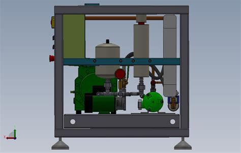压缩机三维模型 Solidworks 2010 模型图纸免费下载 懒石网