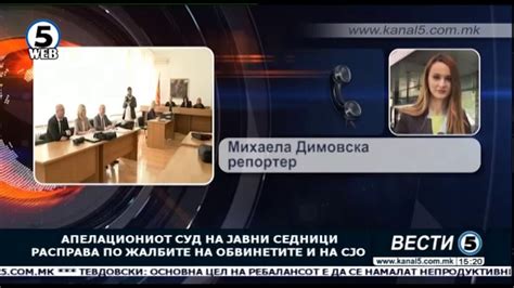 Апелациониот суд на јавни седници расправа по жалбите на обвинетите и на СЈО Youtube