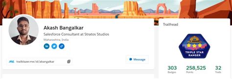 Akash Bangalkar On Linkedin Trailblazer Salesforce Trailhead Trailblazercommunity
