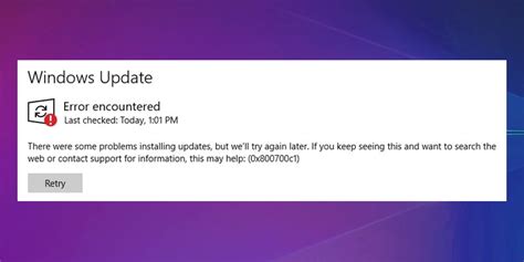 How To Fix Windows Update Failure 0x800700c1 Error Tech News Today