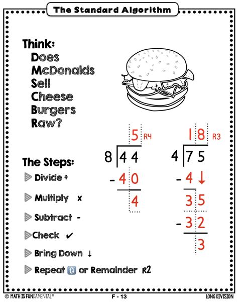 10 Teaching Tips For Long Division Using The Standard Algorithm