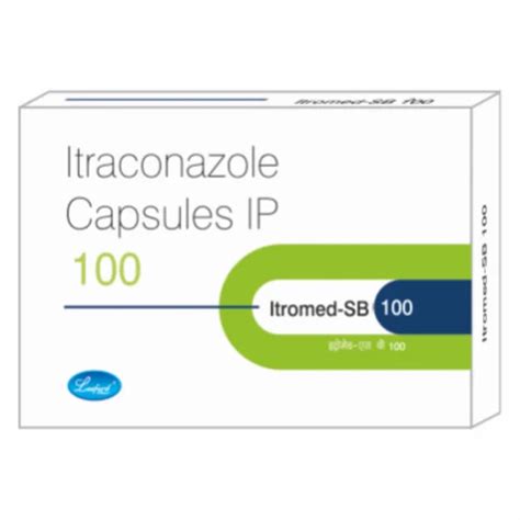 Itromed Sb 100mg Capsules At ₹ 2300box Itraconazole Capsule And