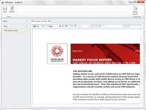 A Simple PdfViewer Application