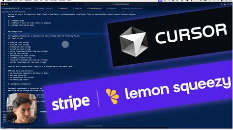cursor ai crafting prompts and instructions to build full stack apps