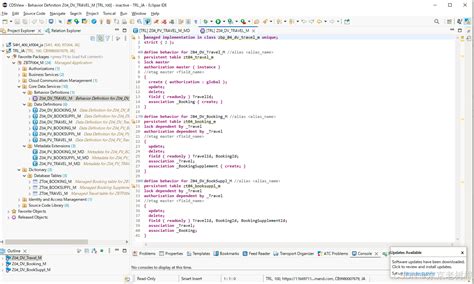 sap学习笔记 开发48 rap开发 managed app bdl behavior definition language