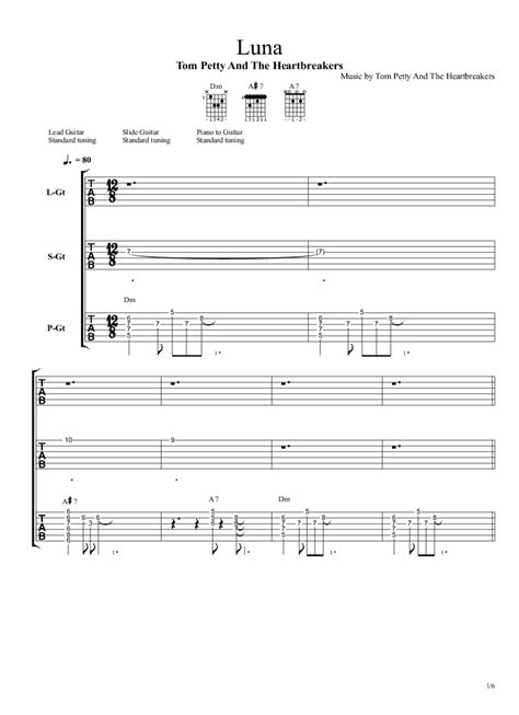 Luna Tab And Chords Tom Petty