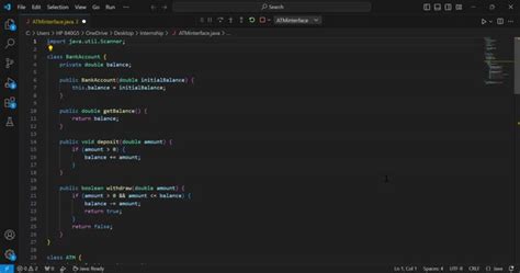 Theevana P S On Linkedin Internship Codsoft Javaprogramming Atminterface Coding Learning