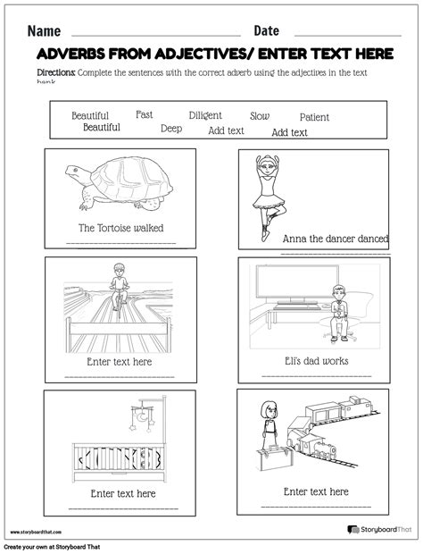 Adverb Worksheets For 2nd Grade