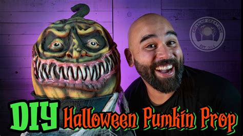 Diy Halloween Pumpkin Prop Youtube