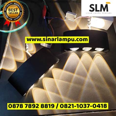 Lampu Sorot Dinding Mata X Watt Kuning Warmwhite