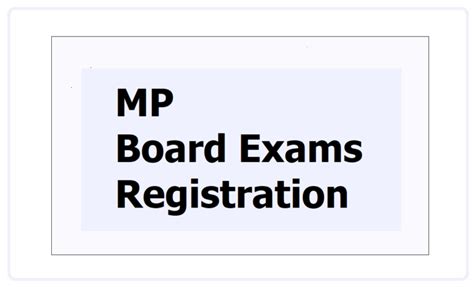 MP Board Exams Registration Apply At Mpbse Mponline Gov In