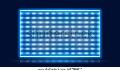 Lcd와 Led 도트 픽셀 벽 다이오드의 스톡 벡터로열티 프리 2447487087 Shutterstock