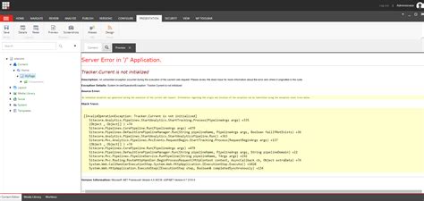 Xdb Trackercurrent Is Not Initialized Sitecore Error Sitecore