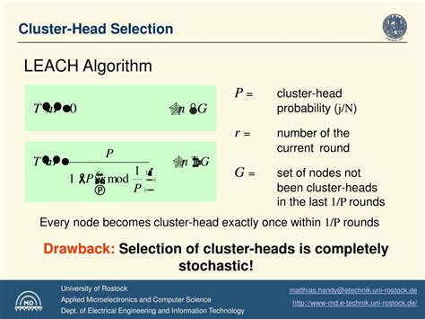 Ppt Low Energy Adaptive Clustering Hierarchy With Deterministic
