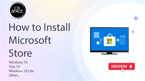 How To Install Microsoft Store Tiny 10 Windows 10 Windows 10 Lite Other Youtube