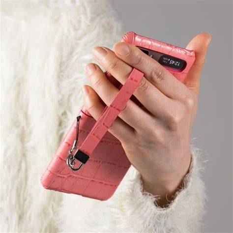 머서 천연소가죽 크로커 악어 가죽 스트랩 줄 풀커버 갤럭시 Z플립 전용 핸드폰케이스 감도 깊은 취향 셀렉트샵 29cm