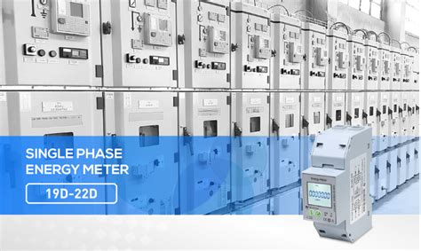 220v Ac Smart Modbus Electric Power Meter Digital Single Phase And Din Rail Mounted Energy