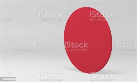 빨간색 3d 벽 실린더 장식 요소 흰색 최소 스튜디오 배경 현실적인 벡터 일러스트 레이 션 0명에 대한 스톡 벡터 아트 및 기타
