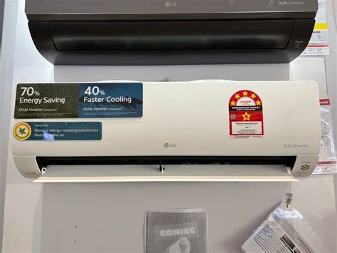 Lg Aircond Dual Inverter Tv Home Appliances Air Conditioners Heating On Carousell