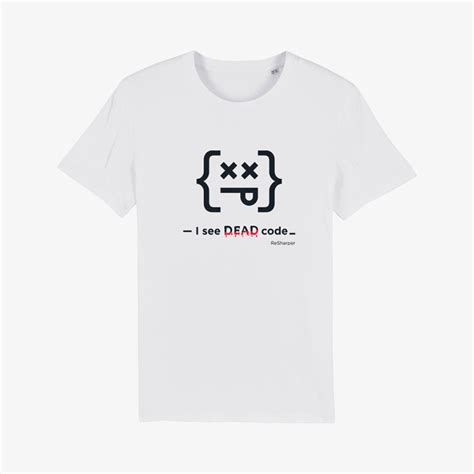 ReSharper Th Sense White T Shirt JetBrains Merchandise Store