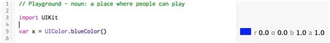 Ios Playground Use Of Unresolved Identifier Nscolor Stack Overflow
