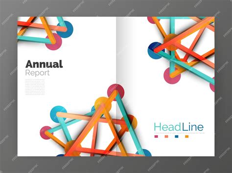 Premium Vector Geometric Molecule Abstract Background Vector