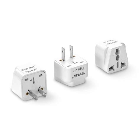 Bestek Japan Travel Plug Adapter Grounded Universal Type A