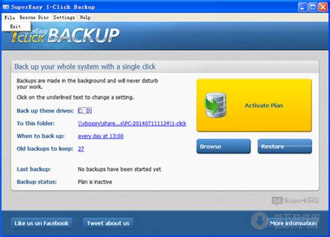 Supereasy 1 Click Backup Crack Lifetime Activation Code