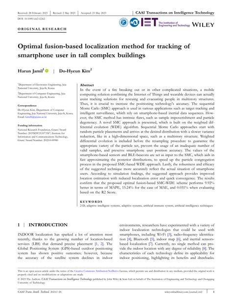 pdf optimal fusion‐based localization method for tracking of